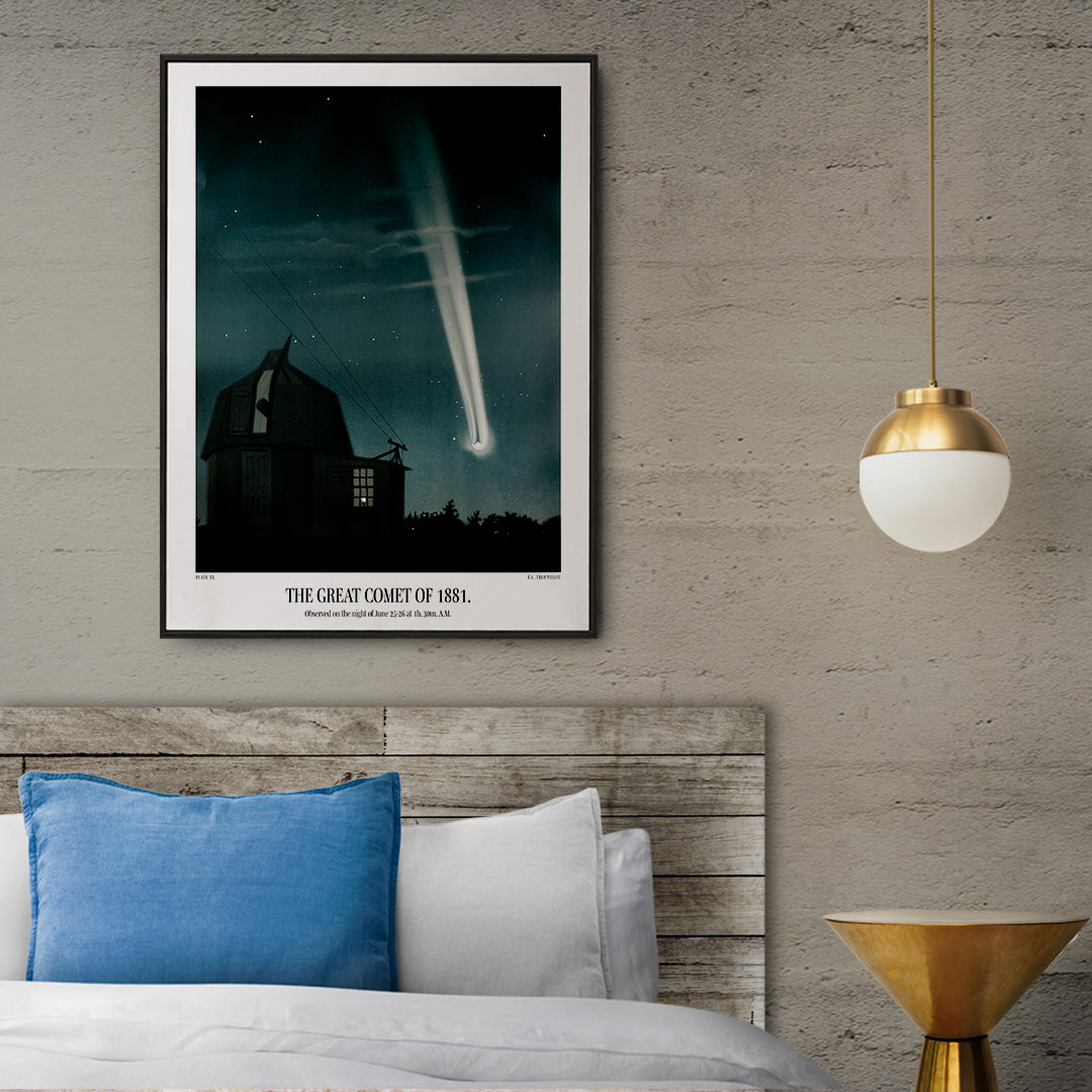 Poster | The great comet by E L Trouvelot 1881 | MORYARTY – Moryarty ...